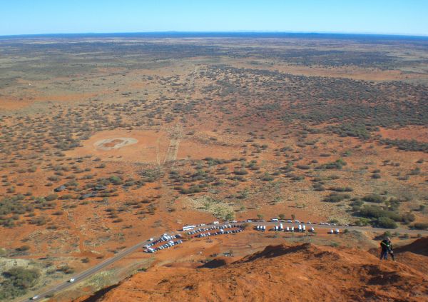Lais Puzzle - Blick auf das Outback vom Uluru (Ayers Rock) Uluru-Kata ...