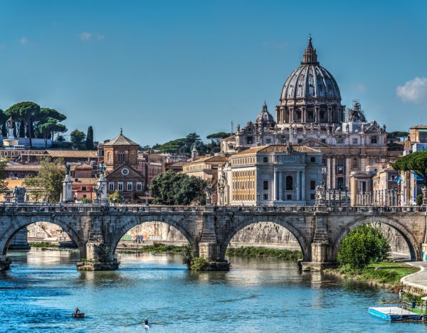 Lais Puzzle - Die Kuppel des Petersdoms vom Tiber aus gesehen 40, 100 ...