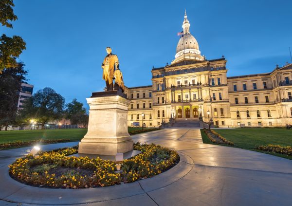 Lais Puzzle - Lansing, Michigan, USA am Michigan State Capitol 1.000 Teile